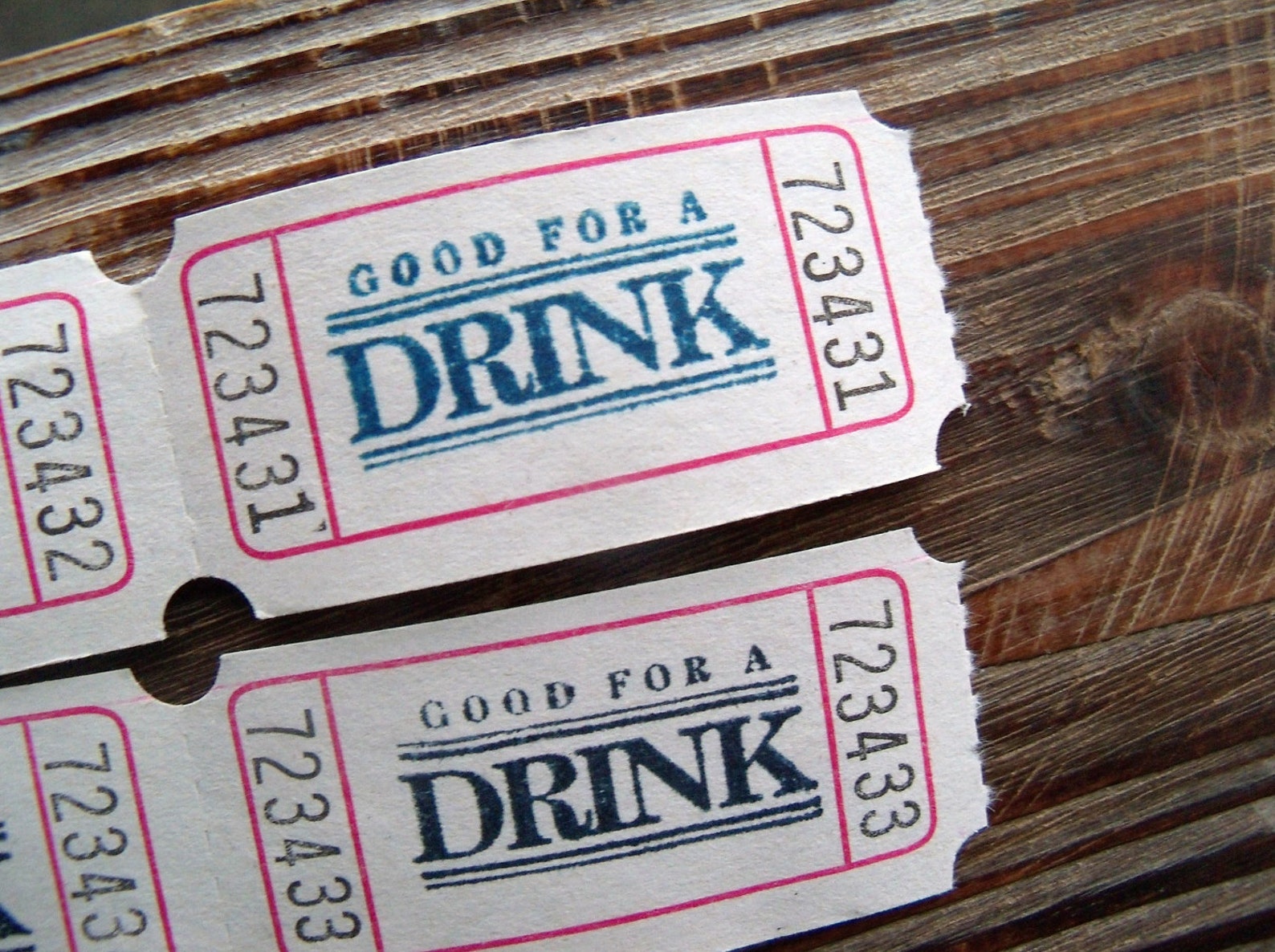 100 bon pour une boisson de fête ou mariage billets très | Etsy