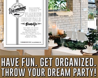 Digital Download Printable Party Planning Theme Event Organizer ...