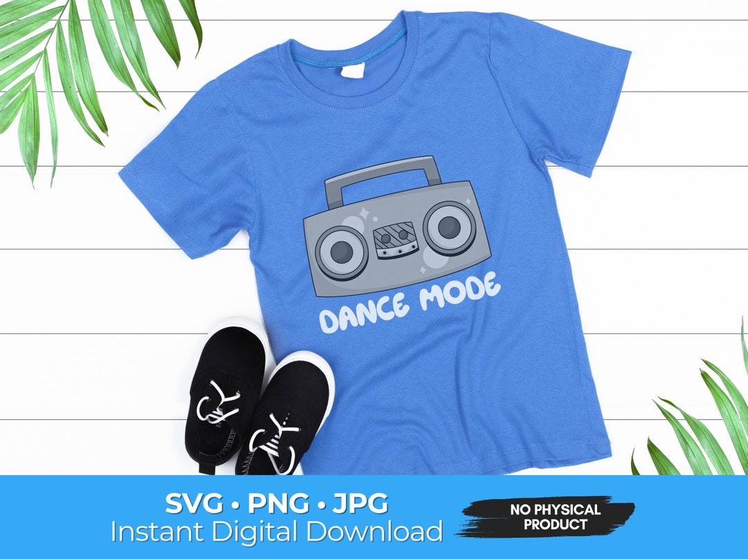 Bluey Dance Mode SVG PNG JPG Digital Downloads for T-shirts, Bags ...
