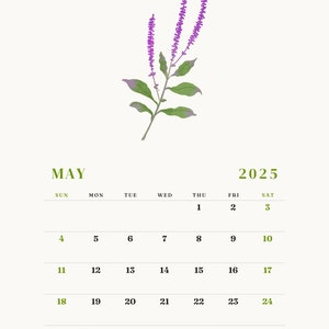 Printable 2025 Floral Planner - Etsy