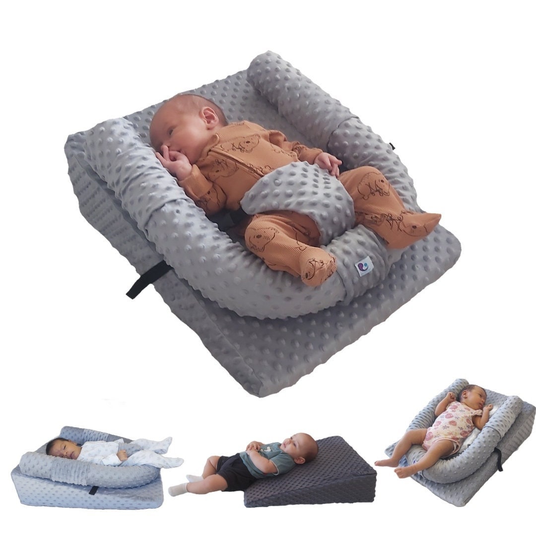 Baby Anti-reflux Pillow, Nest-type Anti-reflux Cushion With Closure ...