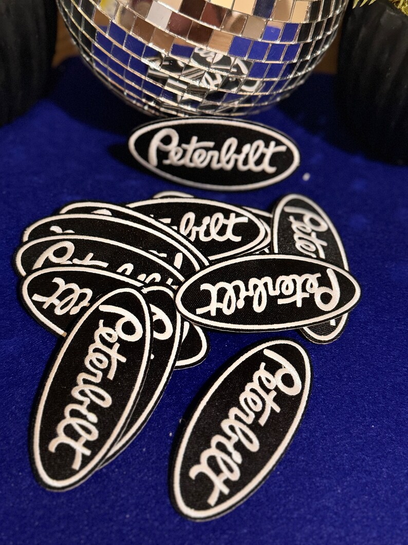 Retro Peterbilt Inspired Embroidered Patch Trucking Patch - Etsy