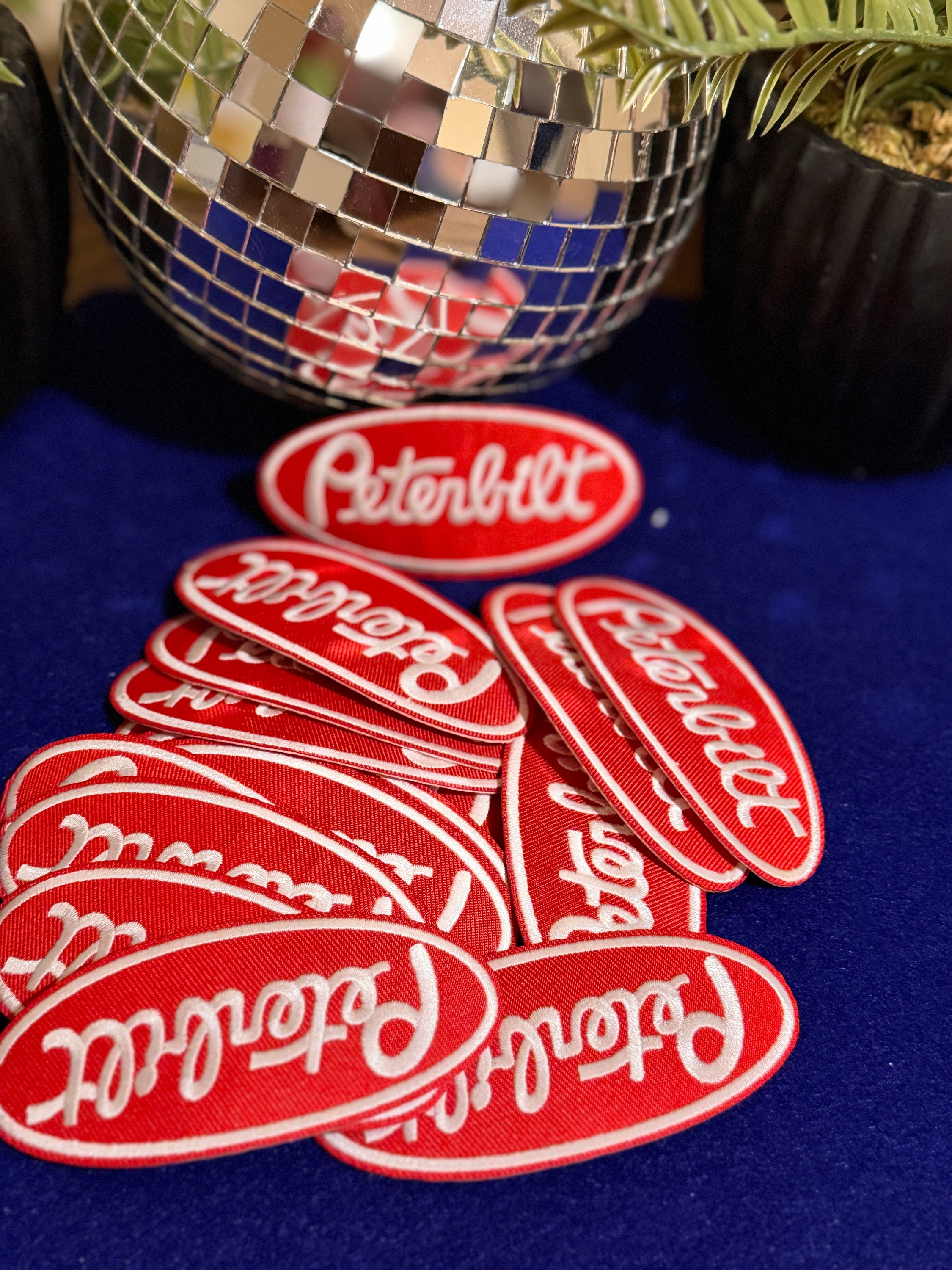 Retro Peterbilt Inspired Embroidered Patch Trucking Patch - Etsy