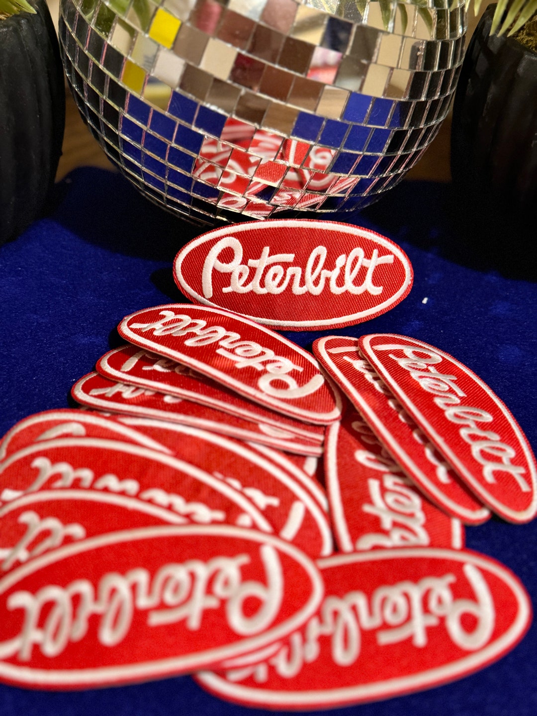 Retro Peterbilt Inspired Embroidered Patch Trucking Patch - Etsy