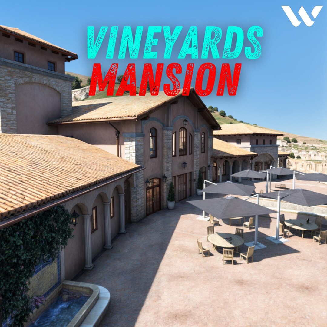 Vineyards Mansion Villa L Fivem | MLO L Hood | Optimized | Roleplay ...