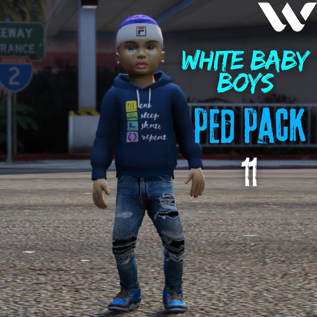 Fivem Ped Pack : White Baby Boys | Roleplay L Kid Peds L Optimized L ...