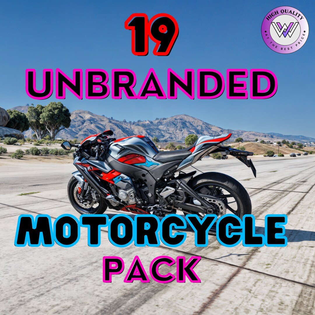 Fivem Motorcycle Pack: 19 Debadged Motorcycles FiveM Ready Grand Theft ...