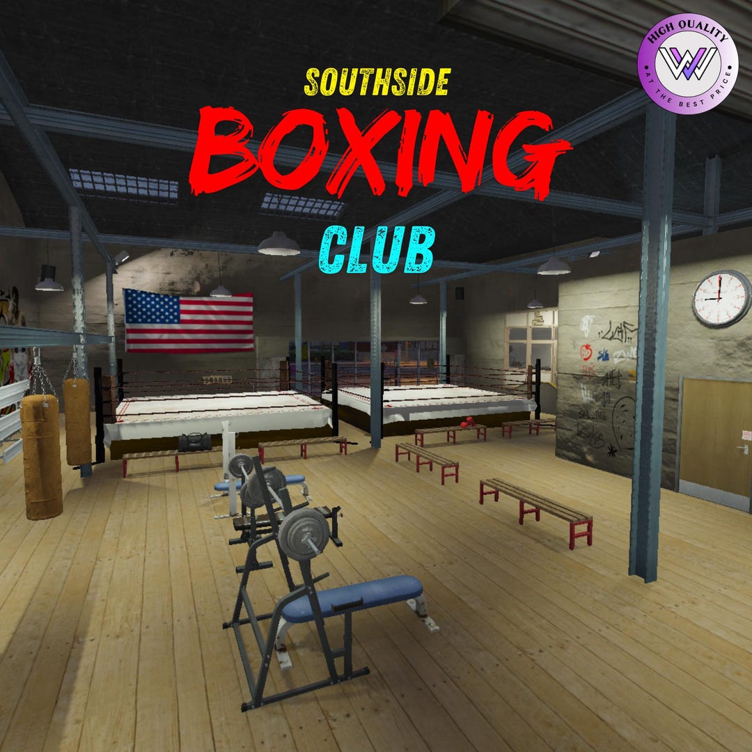 Boxing Club L Fivem L MLO L Roleplay L Southside | Interior L Optimized ...