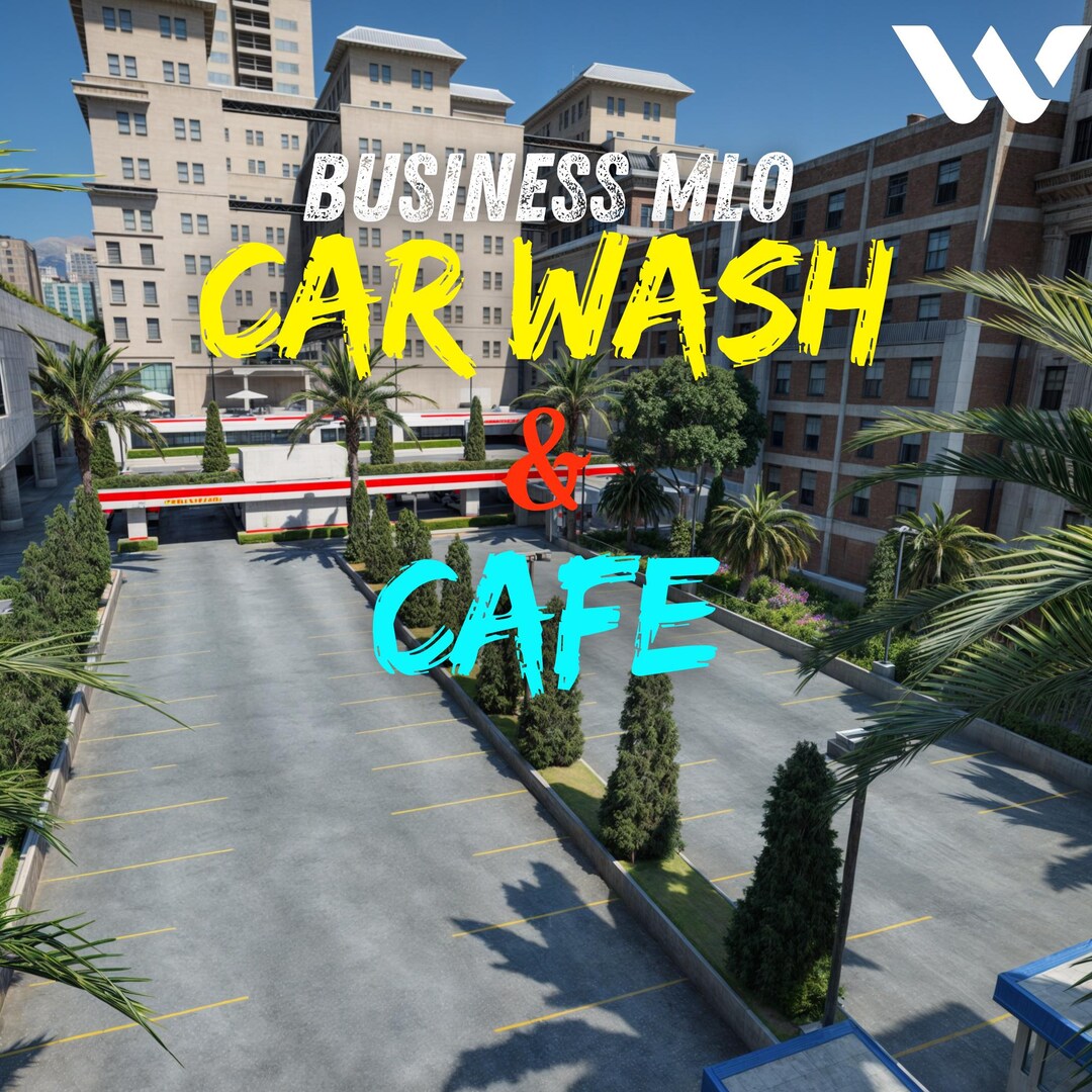 Car Wash & Cafe | Fivem L Business MLO L Roleplay L Interior ...