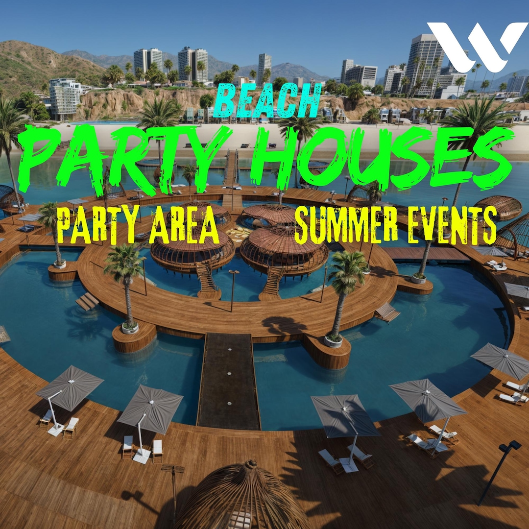 Beach Houses : Party Area MLO l Ocean Club l Grand Theft Auto 5 ...