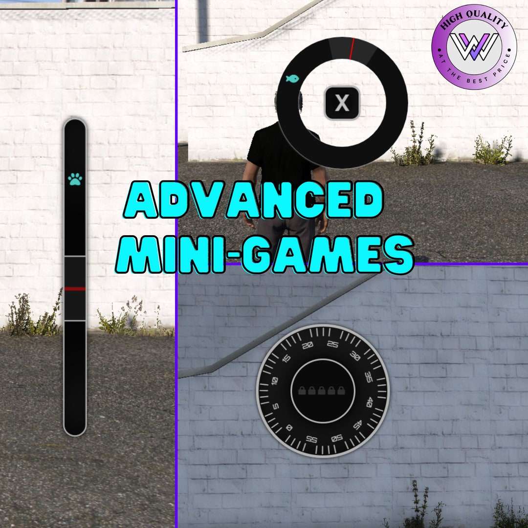 Fivem Minigame Script : 10 Advanced Minigames L Fivem L GTA L Fivem Mods L GTA L Fivem Ready L ...