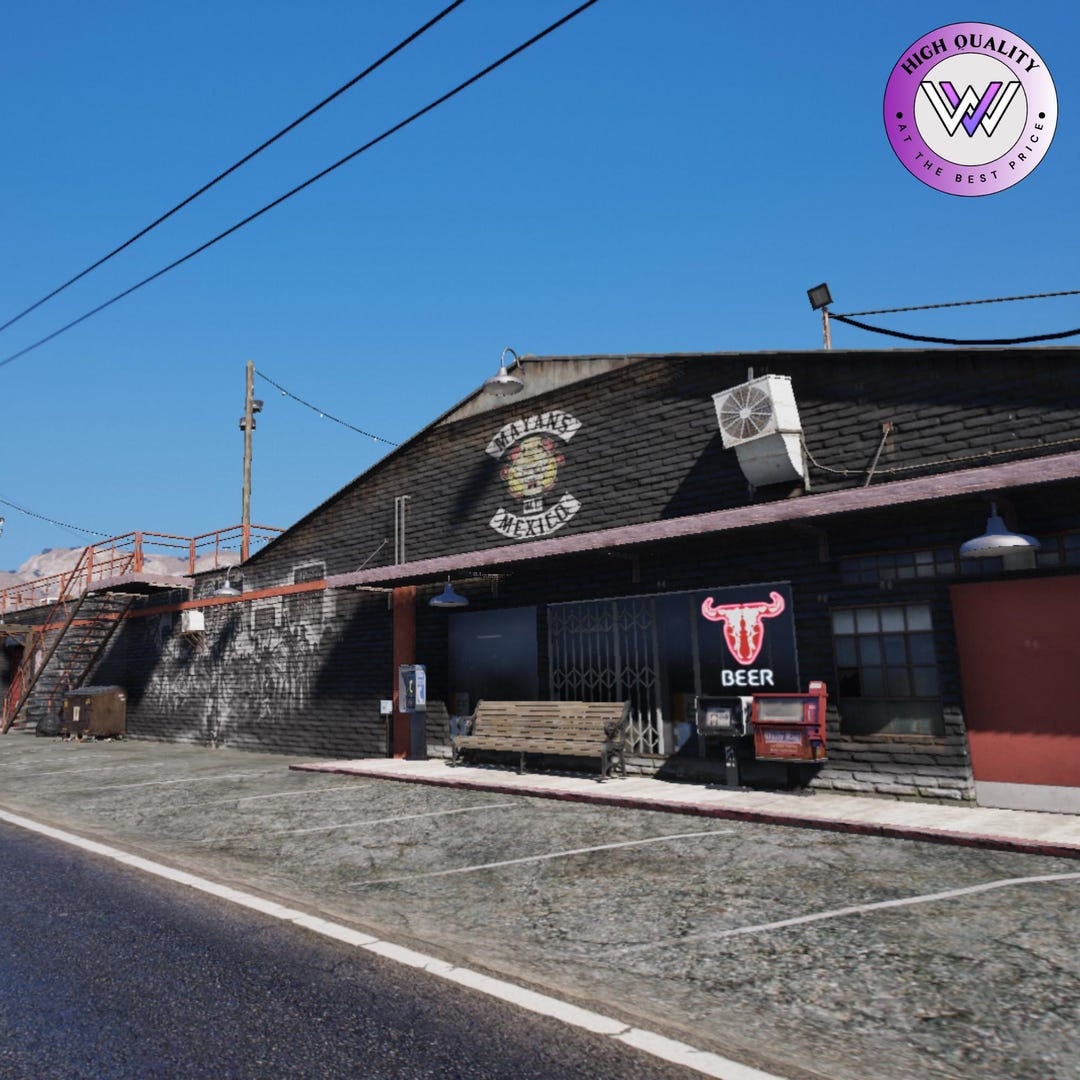 Motorcycle Club : Mayans MC MLO Clubhouse Optimized Custom Props and ...