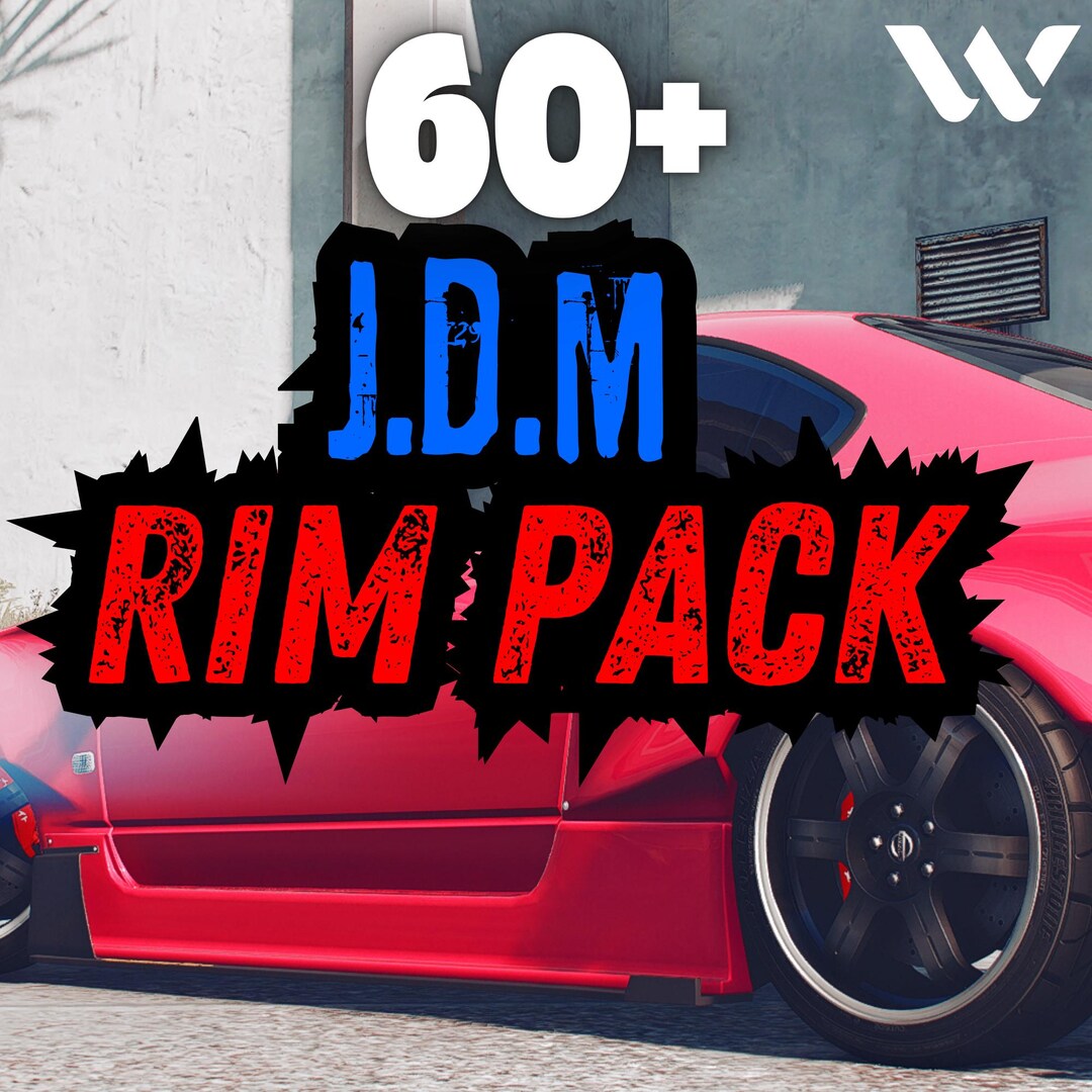 JDM Rims Pack | Fivem L Roleplay L Fivem Mods L Custom Addon Wheels L ...