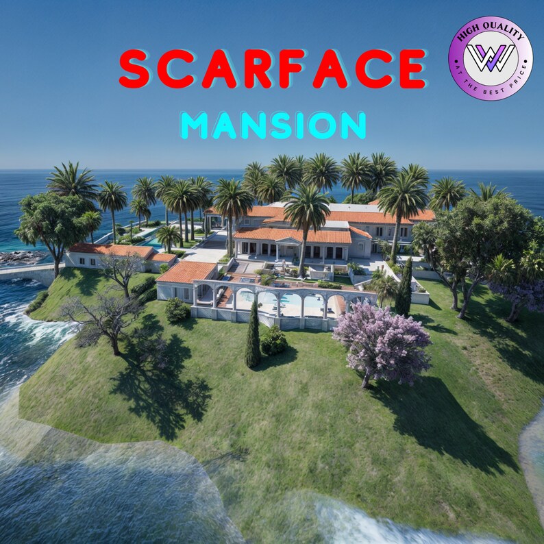 FiveM Mafia Mansion: Scaryface / FiveM / MLO l Grand Theft Auto 5 ...