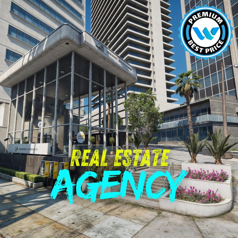 Real Estate Agency FiveM l MLO l Interior l Map l Optimized Mod High ...