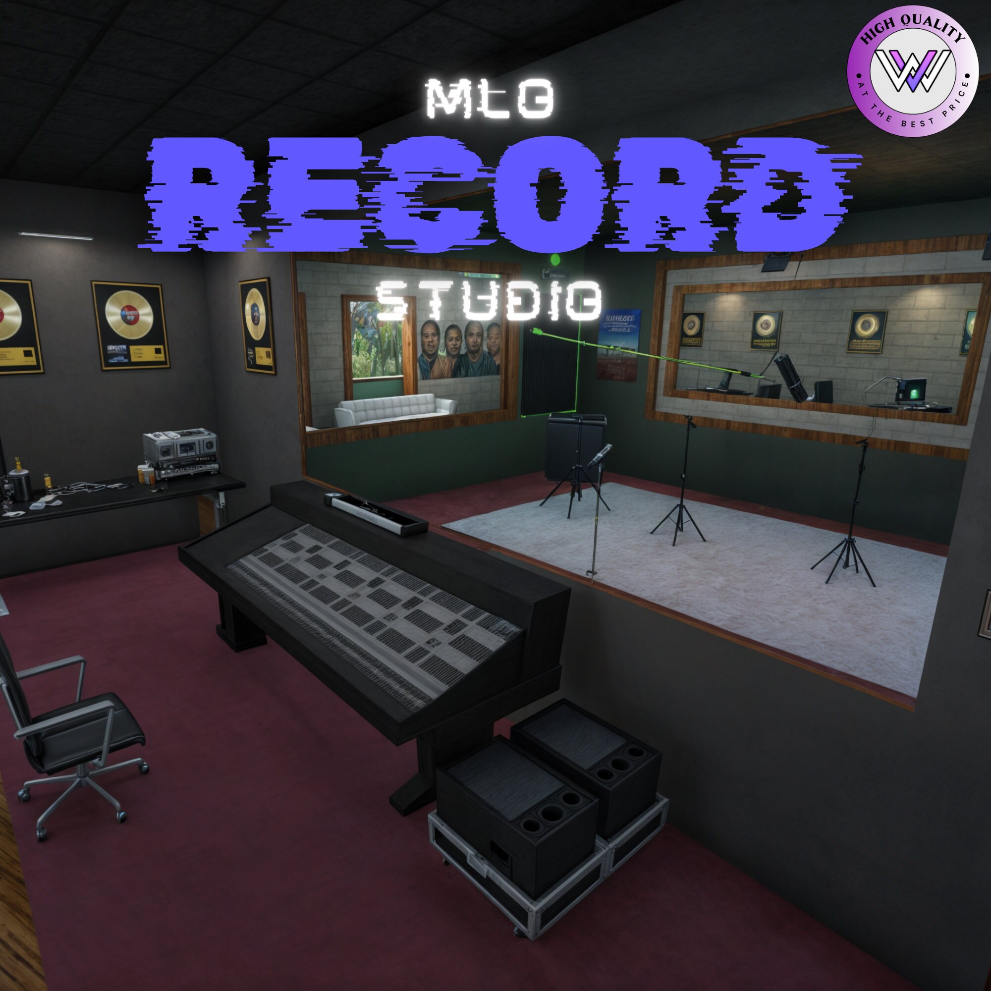 Record Studio Fivem MLO Optimized Grand Theft Auto 5 - Etsy