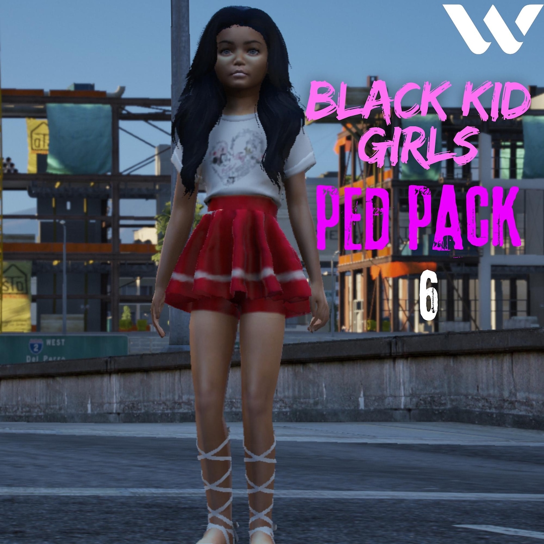 Black Kid Girls : PED PACK Fivem Peds L Optimized Grand Theft Auto 5 - Etsy