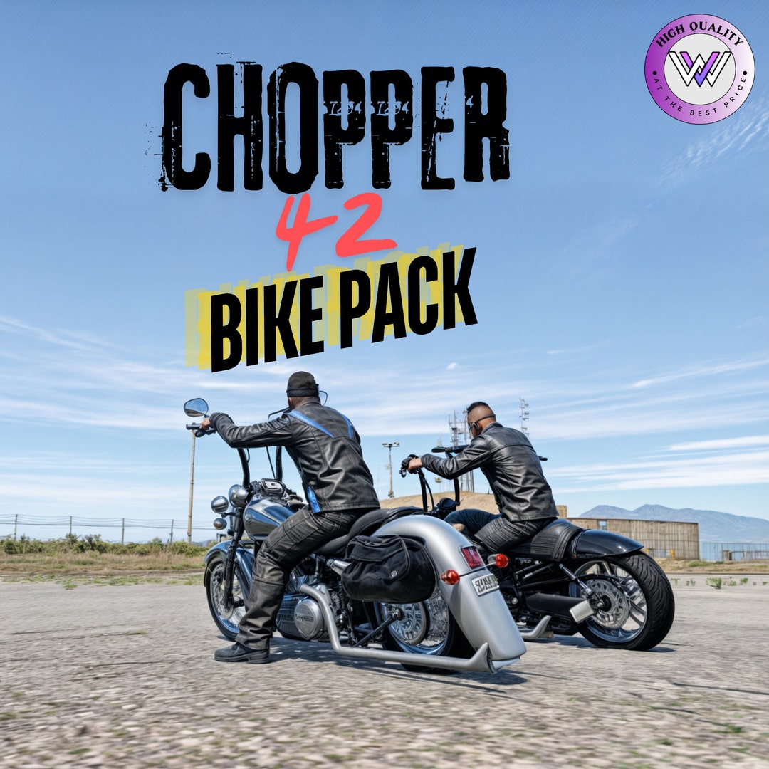 GTA V Bike Pack: 42 CHOPPERS Motorcycle Pack High Quality GTA V Fivem Ready Chopper Bikes Grand ...
