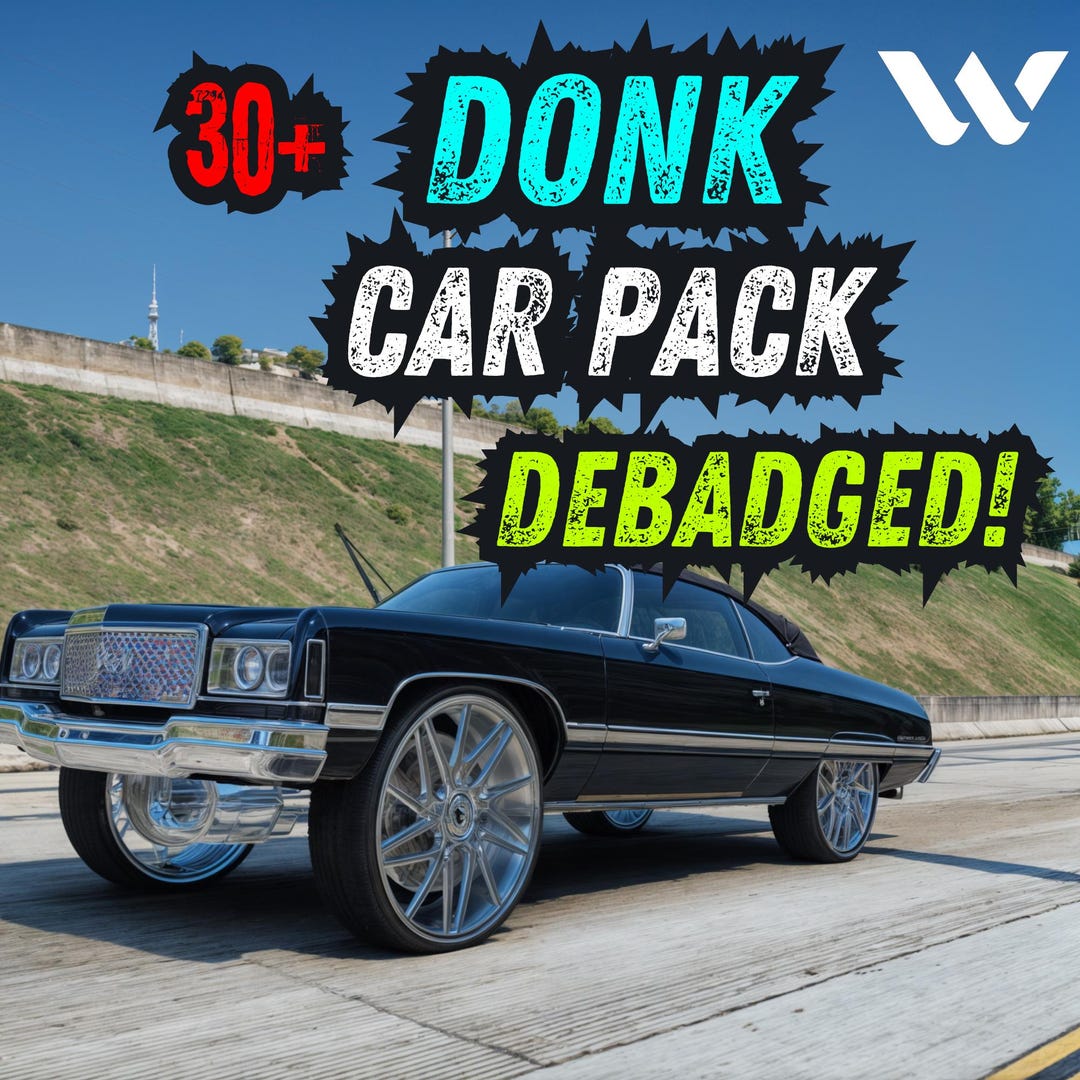 Debadged Donk Car Pack L | Fivem Mods L Unbranded | Roleplay L High ...