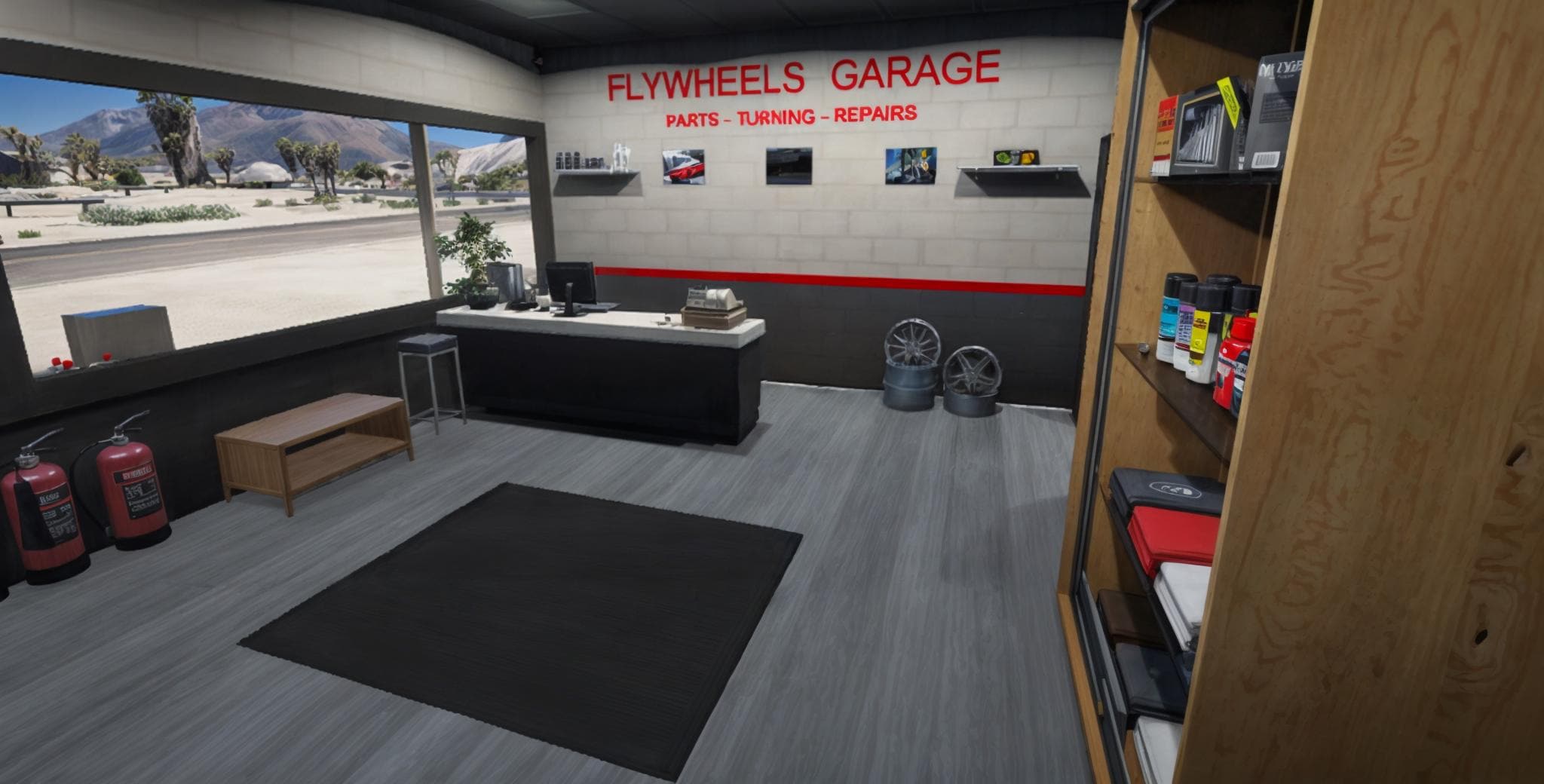 Flywheels Mechanic : SANDY Fivem MLO L Grand Theft Auto 5 Tuner ...