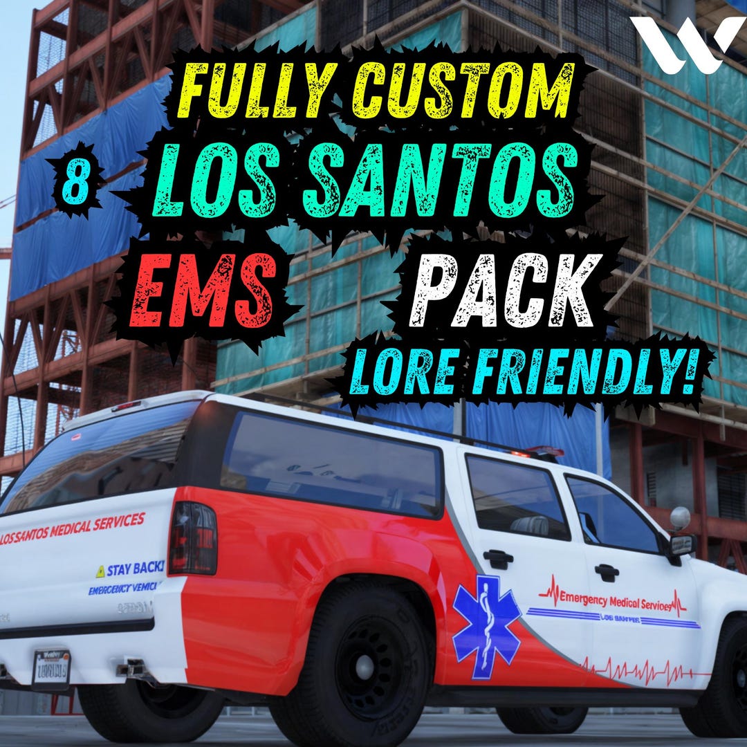 Fivem Custom EMS Pack L Lore-friendly | TOS Compliant L Custom Car Pack L Vanilla Vehicles - Etsy UK