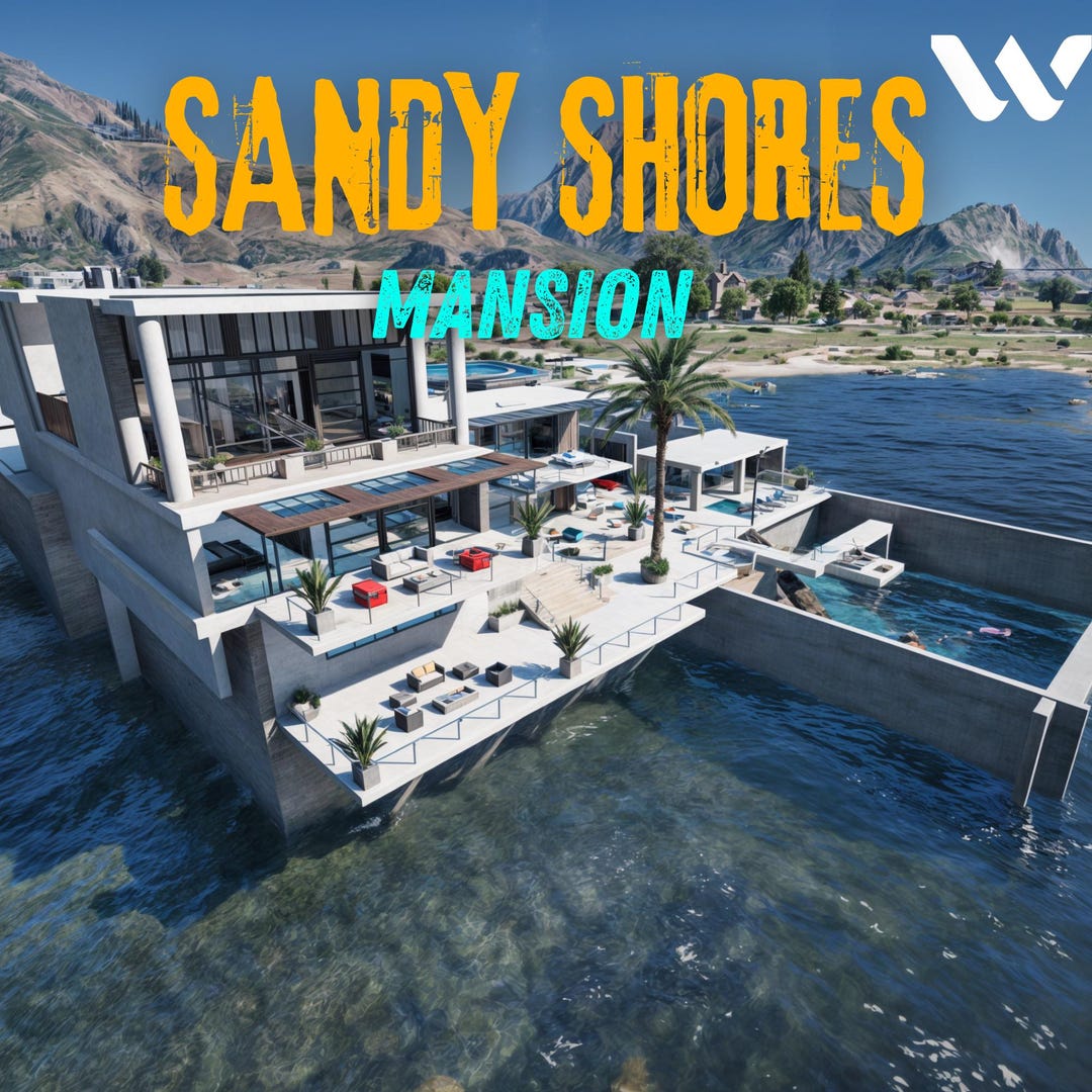 Mafia Mansion : Sandy Shores Fivem L MLO L Gang Hood L Interior ...