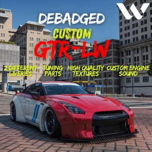 GTR LW : PREMIUM Fivem L Debadged Unbranded L Custom Engine Sound L ...