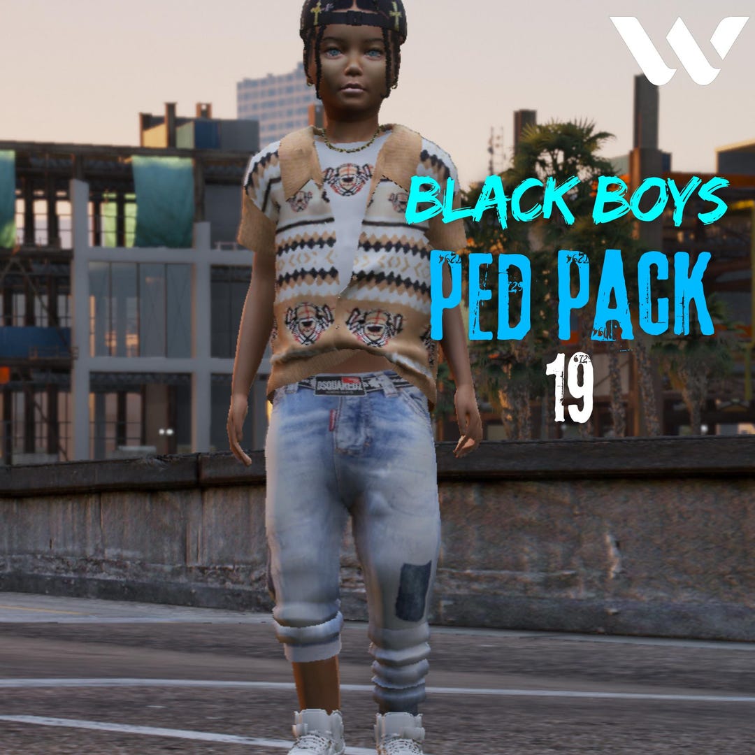 Fivem Ped Pack : Black Boys FiveM Peds l Optimized Grand Theft Auto 5 ...