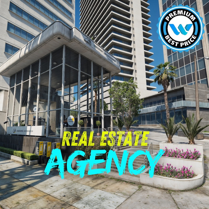 Real Estate Agency Fivem MLO L Grand Theft Auto 5 Optimized Mod High ...
