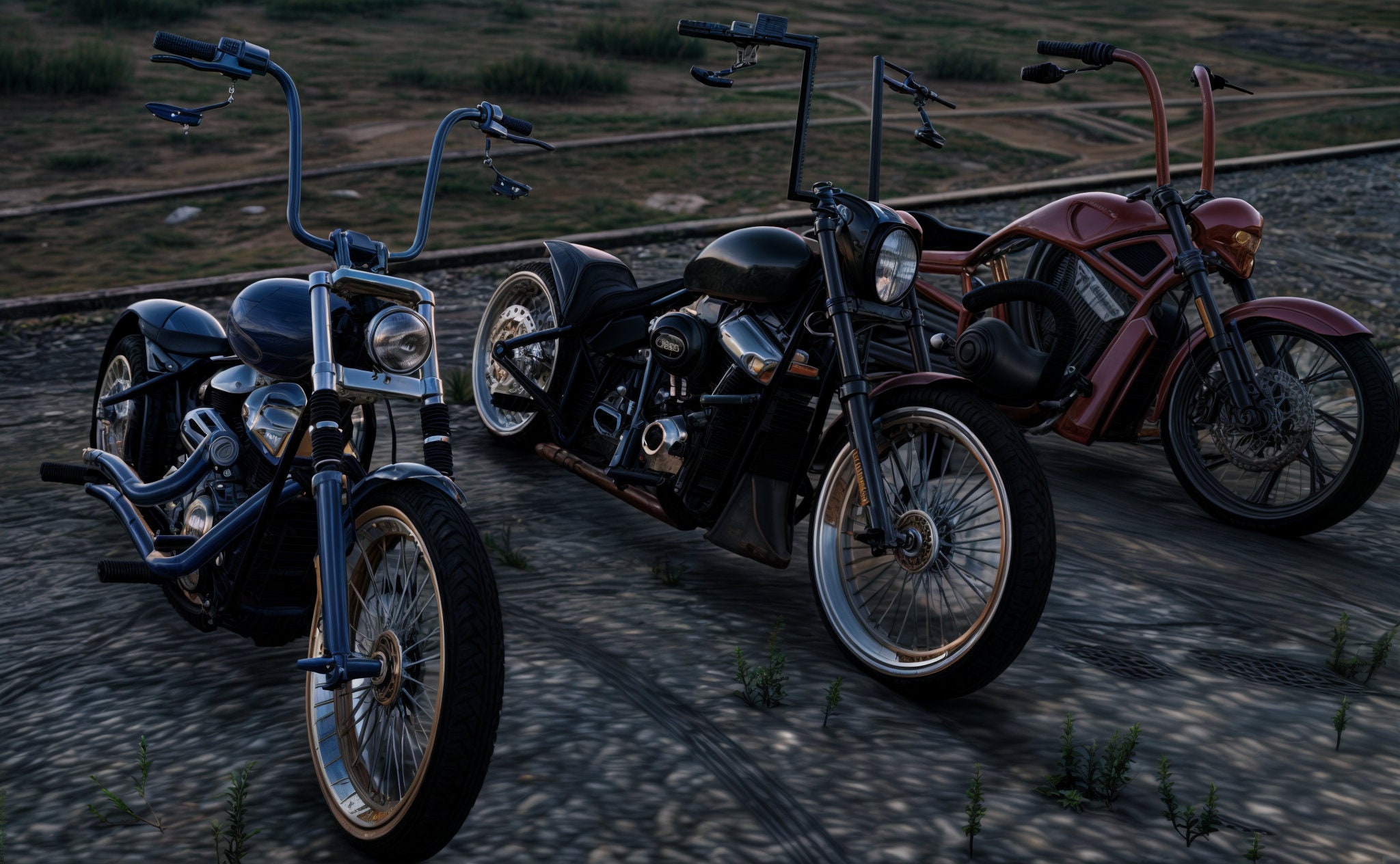 GTA V Bike Pack: 42 CHOPPERS Motorcycle Pack High Quality GTA V Fivem Ready Chopper Bikes Grand ...