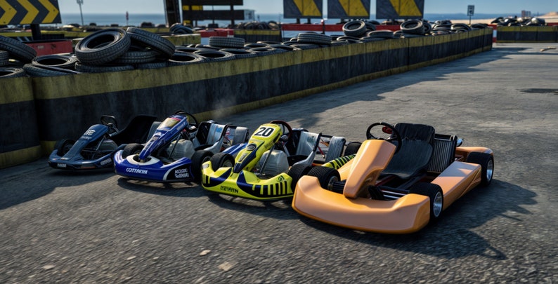 GTA V Map: Go-kart Track Mechanic L Fivem Ready MLO L Custom Racing ...