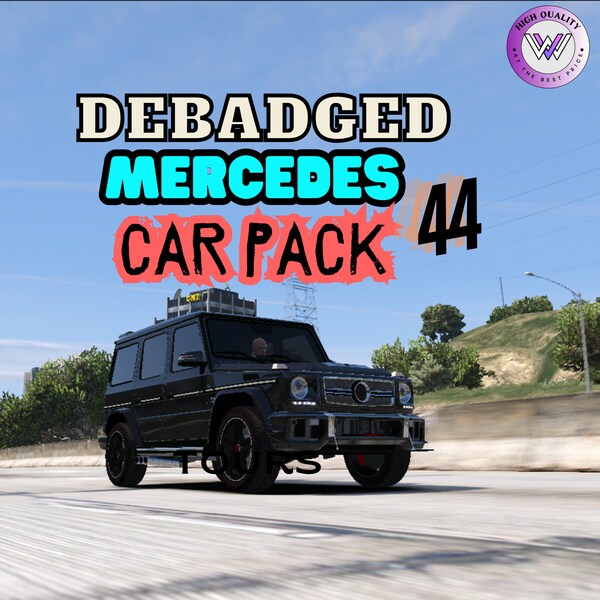Fivem Car Debadged Mercedes - Etsy