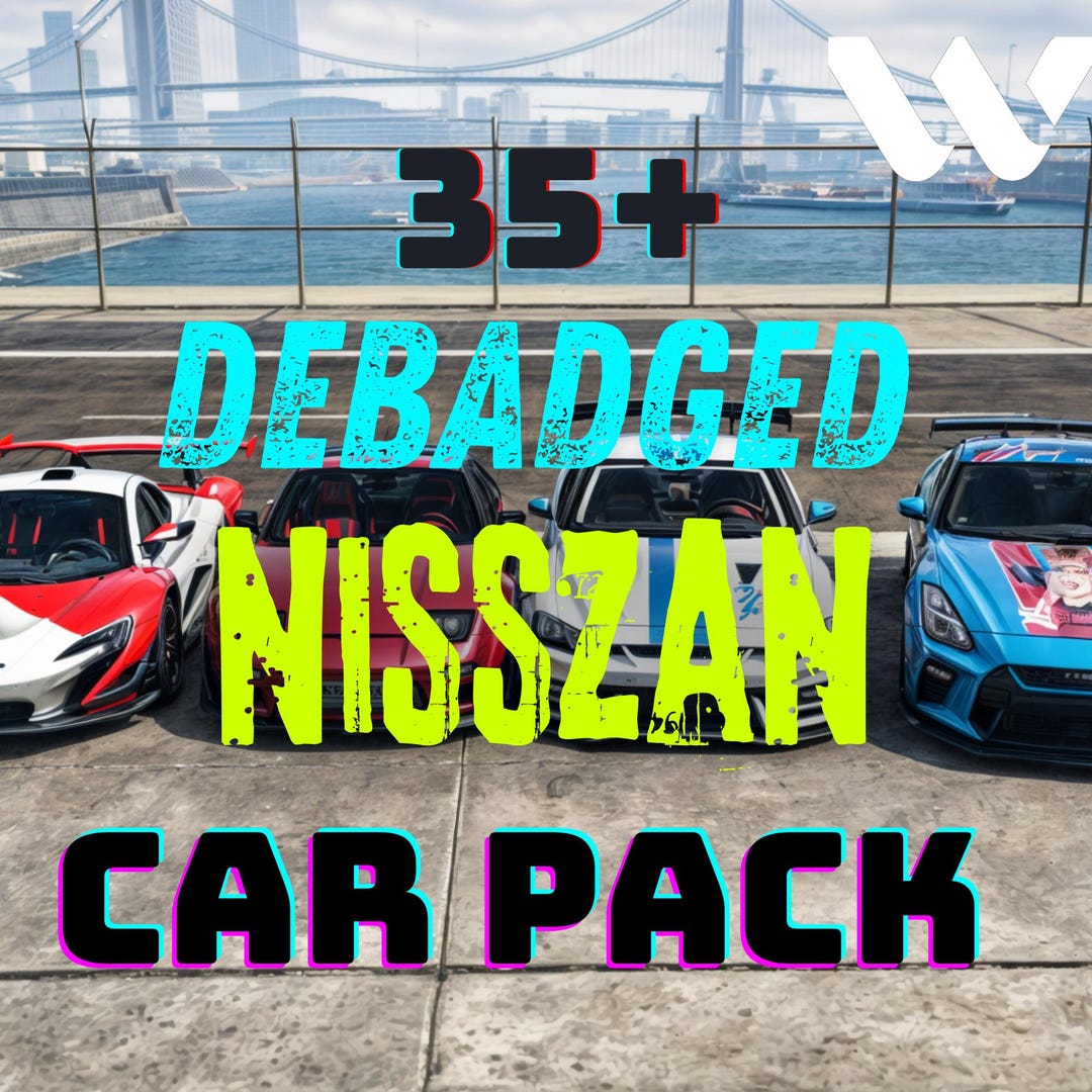 Nisszan Car Pack Fivem L Debadged Unbranded Vehicle Pack Optimized L ...