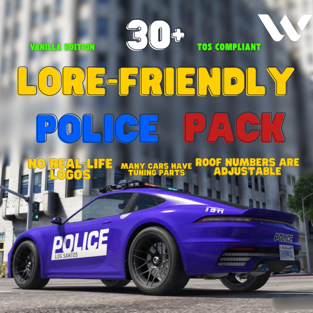 Buy Police Car Pack L Fivem L Lore Friendly L Vanilla Cars L Debadged ...