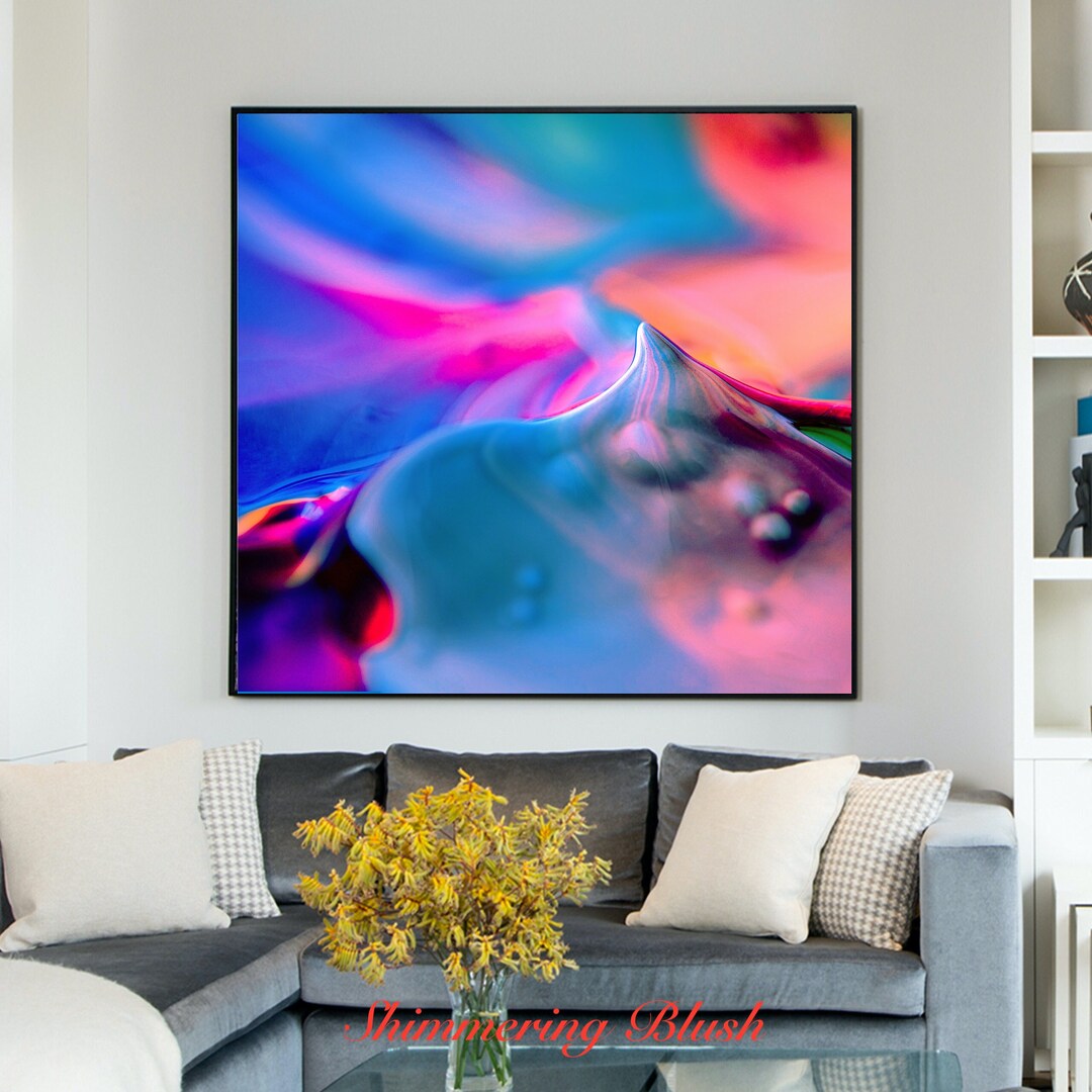 THE ISLANDS an Original Abstract Artwork on Canvas by Shimmeringblush ...