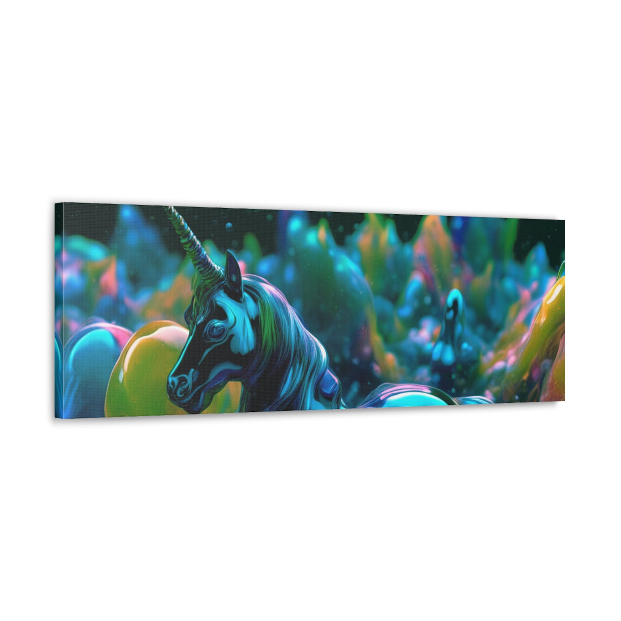 THE UNICORN an Original Abstract Artwork on Canvas by Shimmeringblush ...
