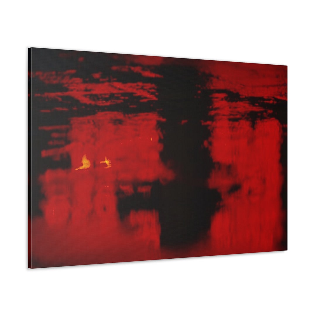 THE RED CHERRIES an Original Abstract Artwork on Canvas by ...
