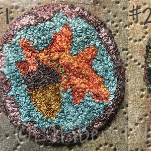 Oak & Acorn Needle Punched Pins - Etsy