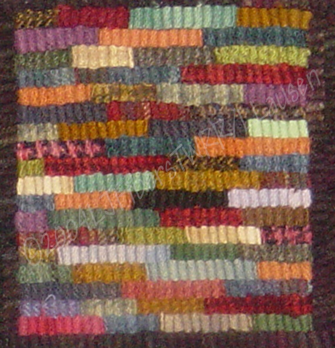 Hit-miss Floral Rug Hooking Linen Pattern - Etsy