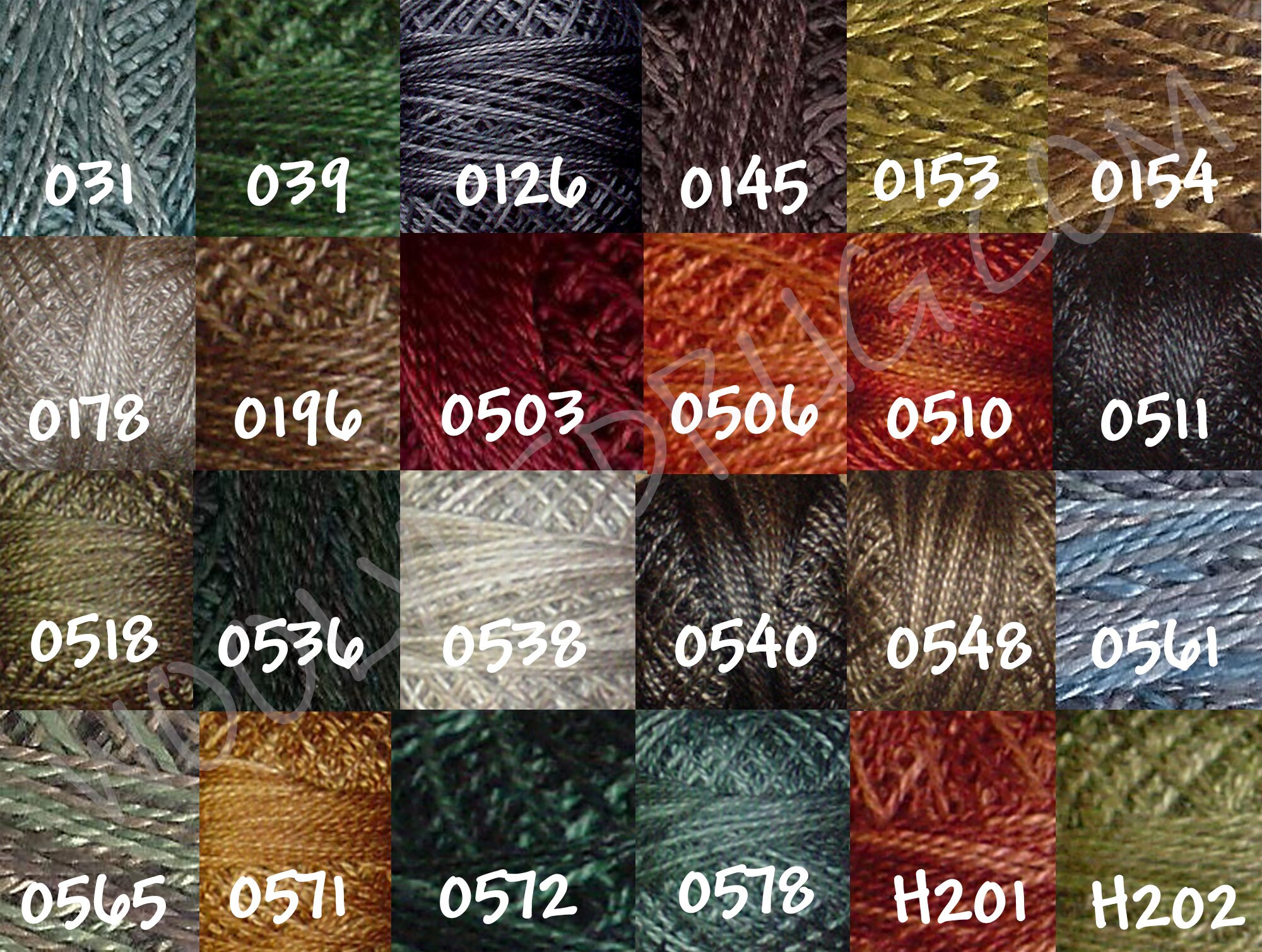 Valdani Pearl Cotton Size 12 | Etsy