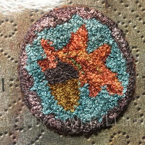 Oak & Acorn Needle Punched Pins - Etsy