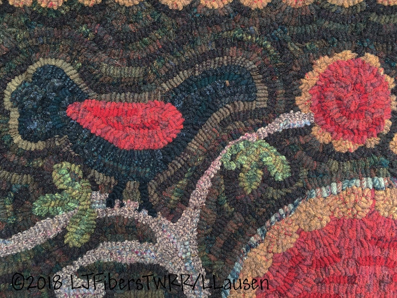 Red Winged Blackbirds Rug Hooking Pattern - Etsy