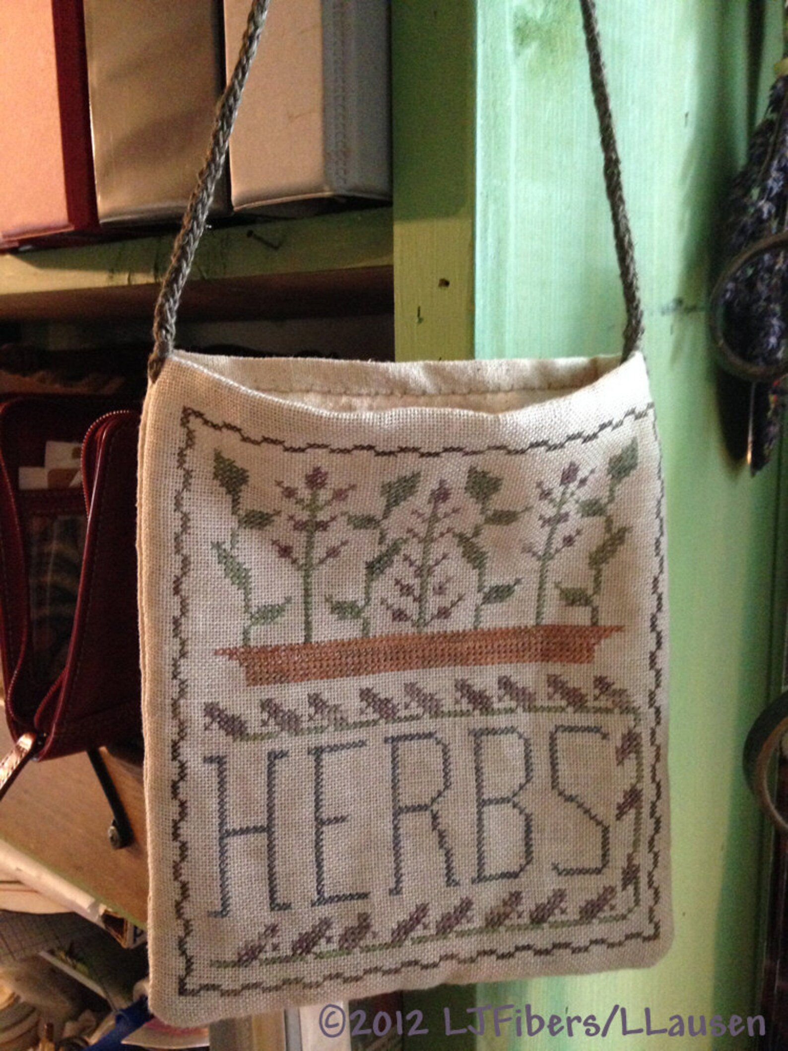 HERBS Pocket Cross Stitch Paper Pattern | Etsy
