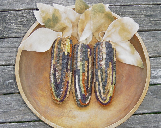 Native Corn Hooked Paper PATTERN - Etsy