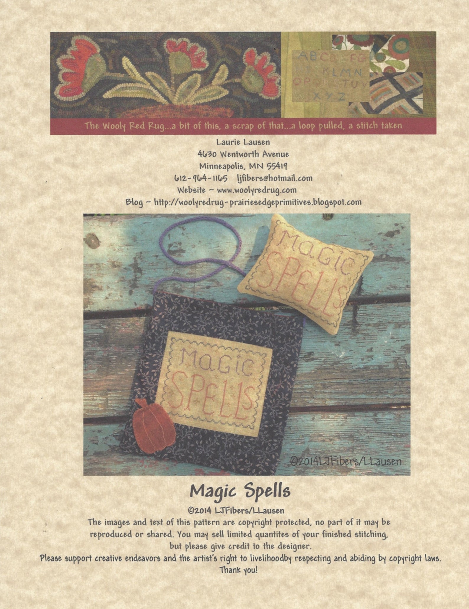 Magic Spells Bag and Pinkeep Cross Stitch PDF Pattern | Etsy