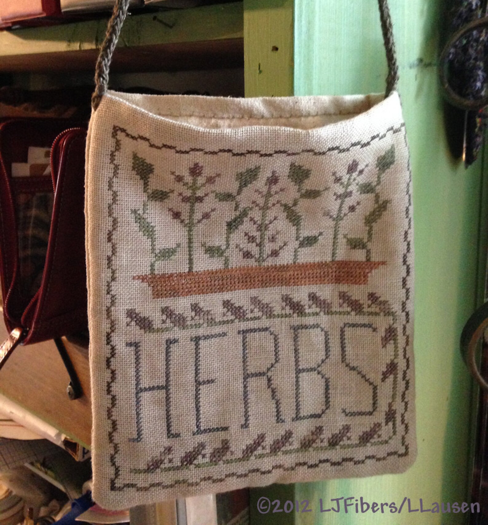 HERBS Pocket Cross Stitch Paper Pattern - Etsy