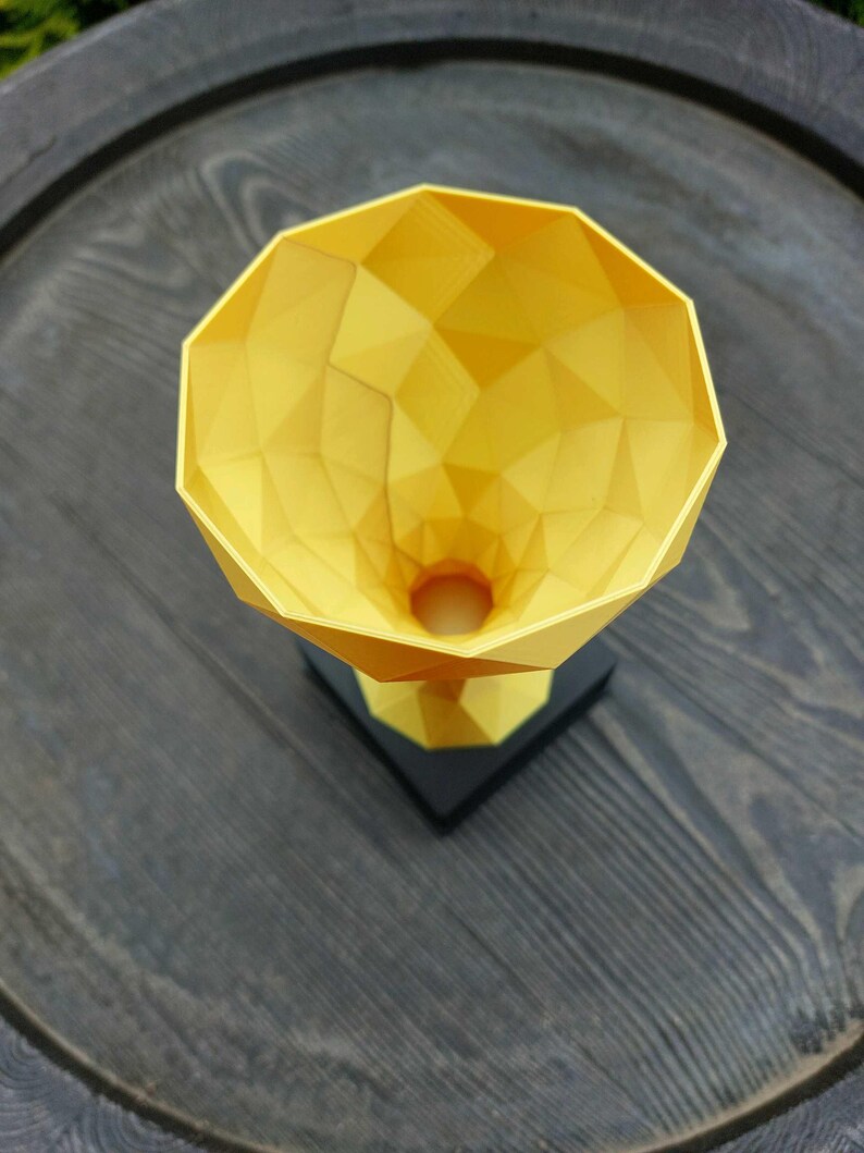3D Printed Trophy: Personalized Plaque Award, Geometric Design - Etsy