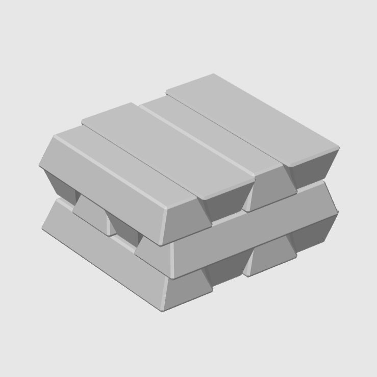 Ingot From Satisfactory | 3d-model for 3d-printing - Etsy