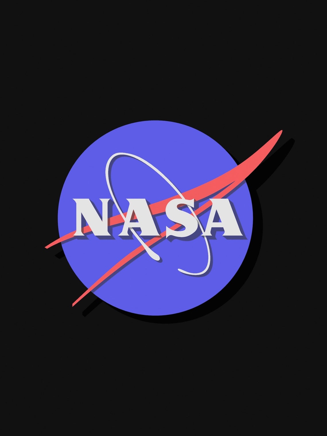 NASA Logo Round 3d-model for 3d-printing - Etsy