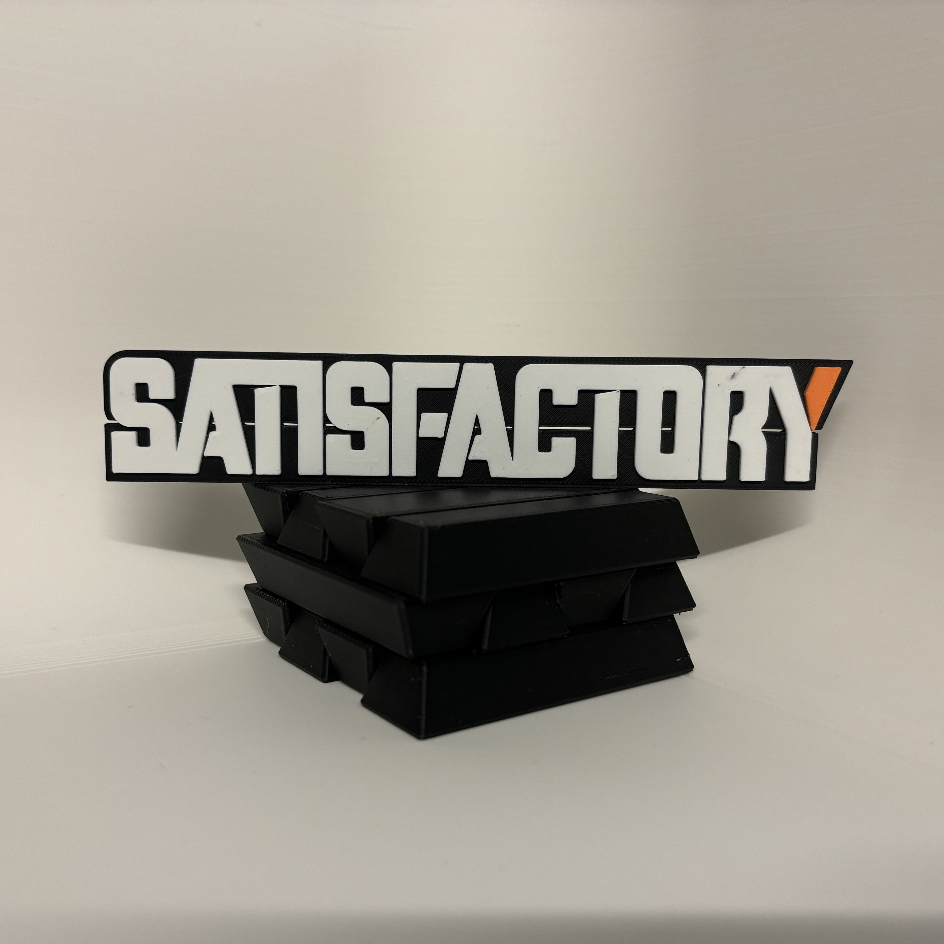 Satisfactory Logo | 3d-model for 3d-printing - Etsy